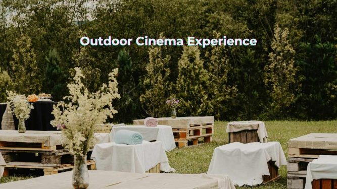How do you Create an Outdoor Cinema Experience While Camping?